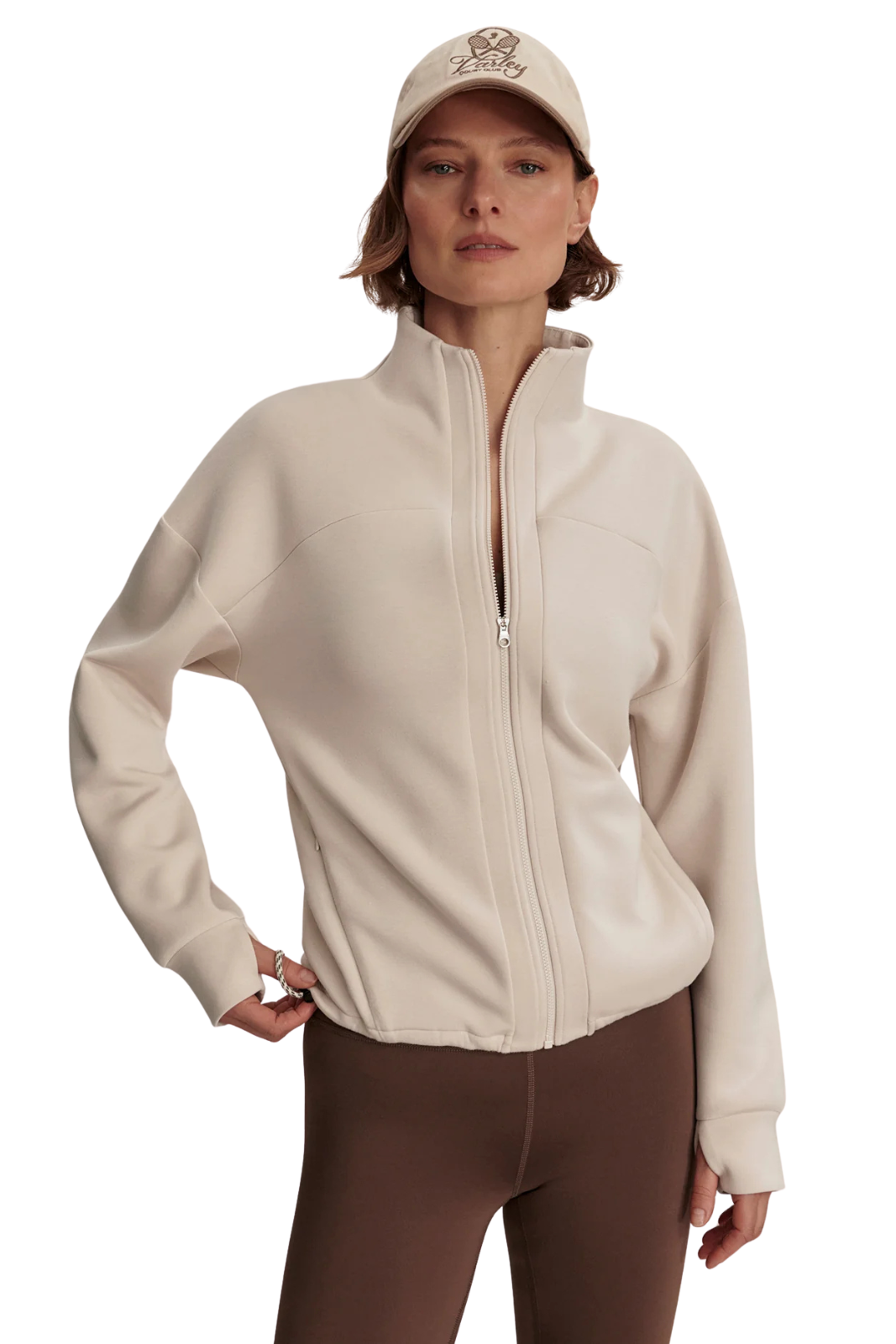 Tayah Zip Through Midlayer, Silver Grey – O2 Life