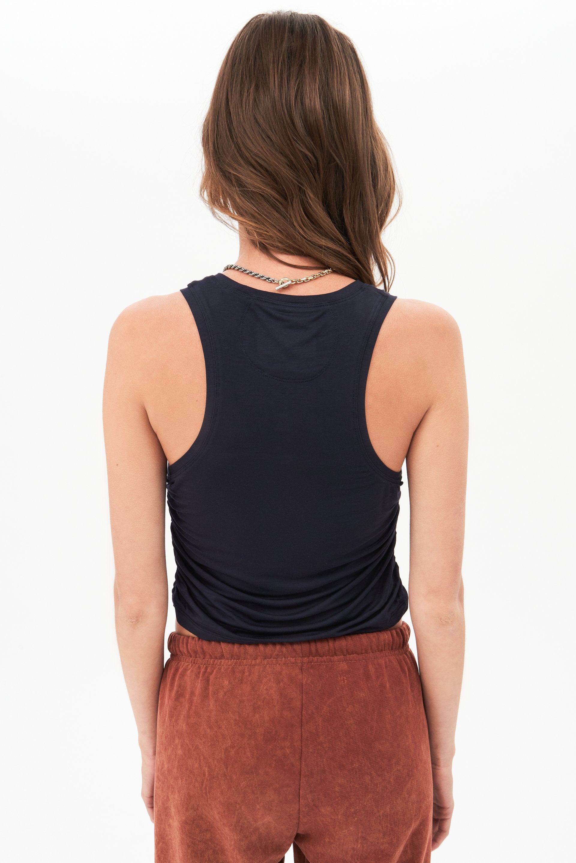 Frida Jersey Tank, Indigo – O2 Life