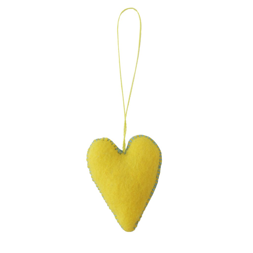 Imperfect Heart Ornament Sunshine – O2 Life
